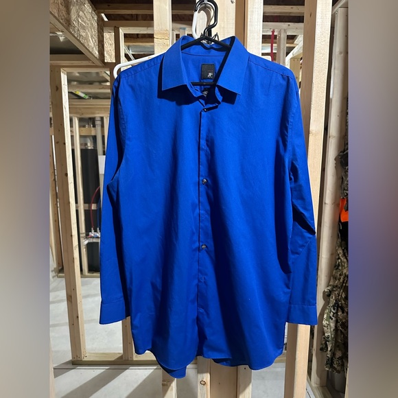 jf j.ferrar | Shirts | Jferrar Jf Blue Slim Fit 6165 Large 3233 Good ...